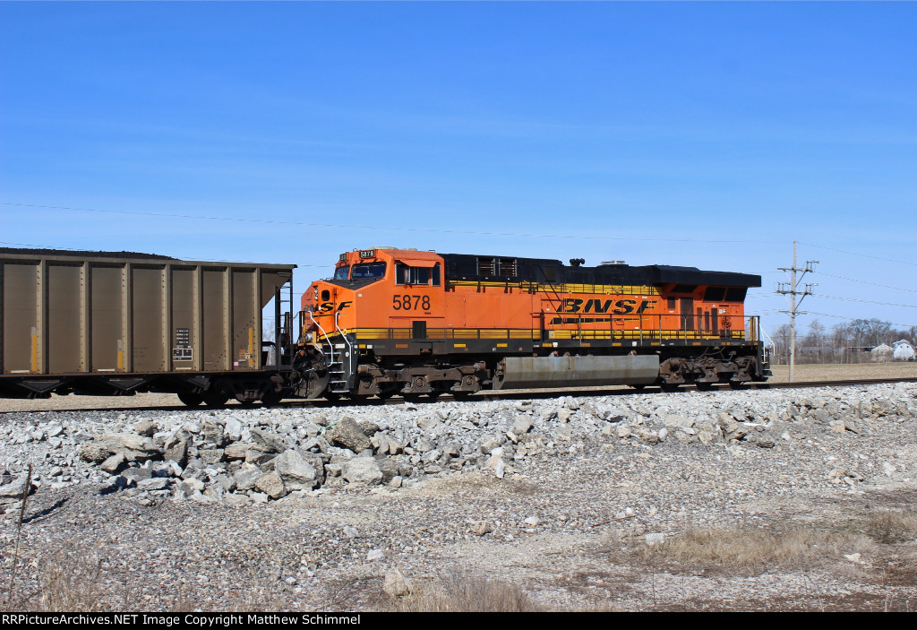 BNSF 5878 - DPU